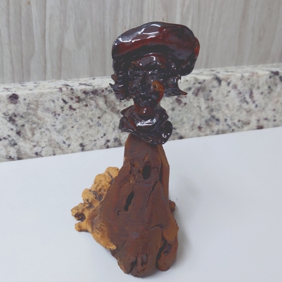 Shep Shapiro | Art | Vintage Shep Shapiro Apple Head Wood Sculpture ...